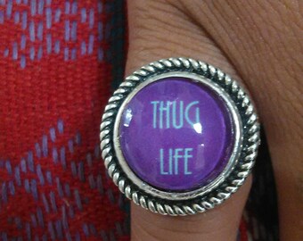 Thug life ring | Etsy