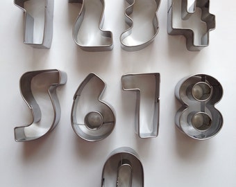 Number cookie cutter | Etsy