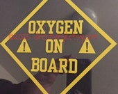 Items similar to Oxygen Alert Vinyl Decal on Etsy