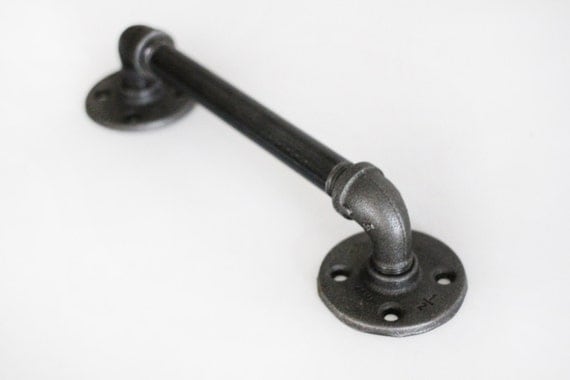 Multifunctional Black Iron Pipe Handle. 7 9