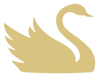 Swan cut out | Etsy