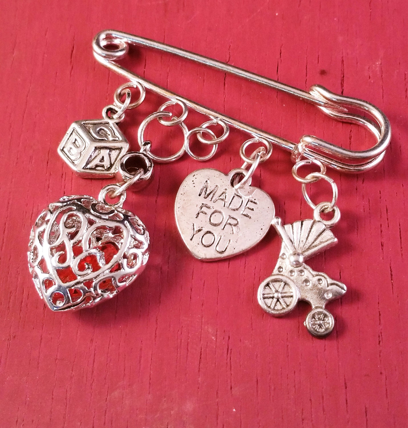 New Baby Nappy Pin Special Individual Keepsakes for your new