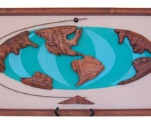 Original Vintage Witco Globe World Map - On Hold