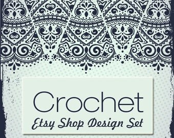 Knitting banner | Etsy