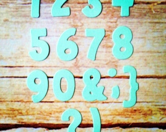 Cut out numbers | Etsy