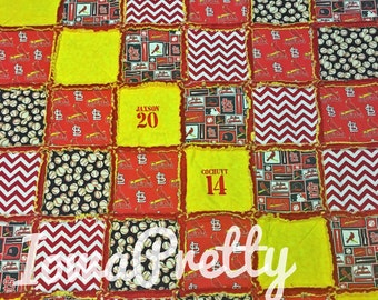 Baseball rag quilt | Etsy