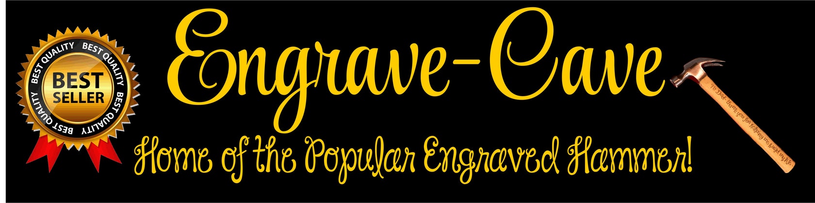 Custom laser engraving vinyl lettering and by EngravingCave