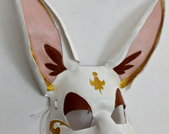White rabbit mask | Etsy