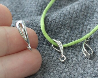 Sterling silver bail | Etsy