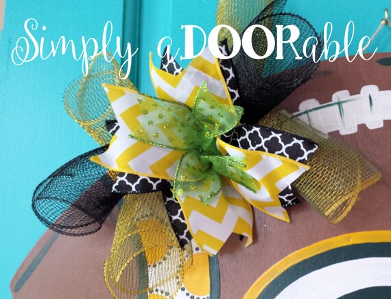 Green Bay Packers Football Wood Door Hanger This Packers