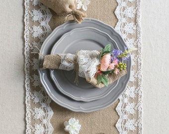 Jute table runner | Etsy