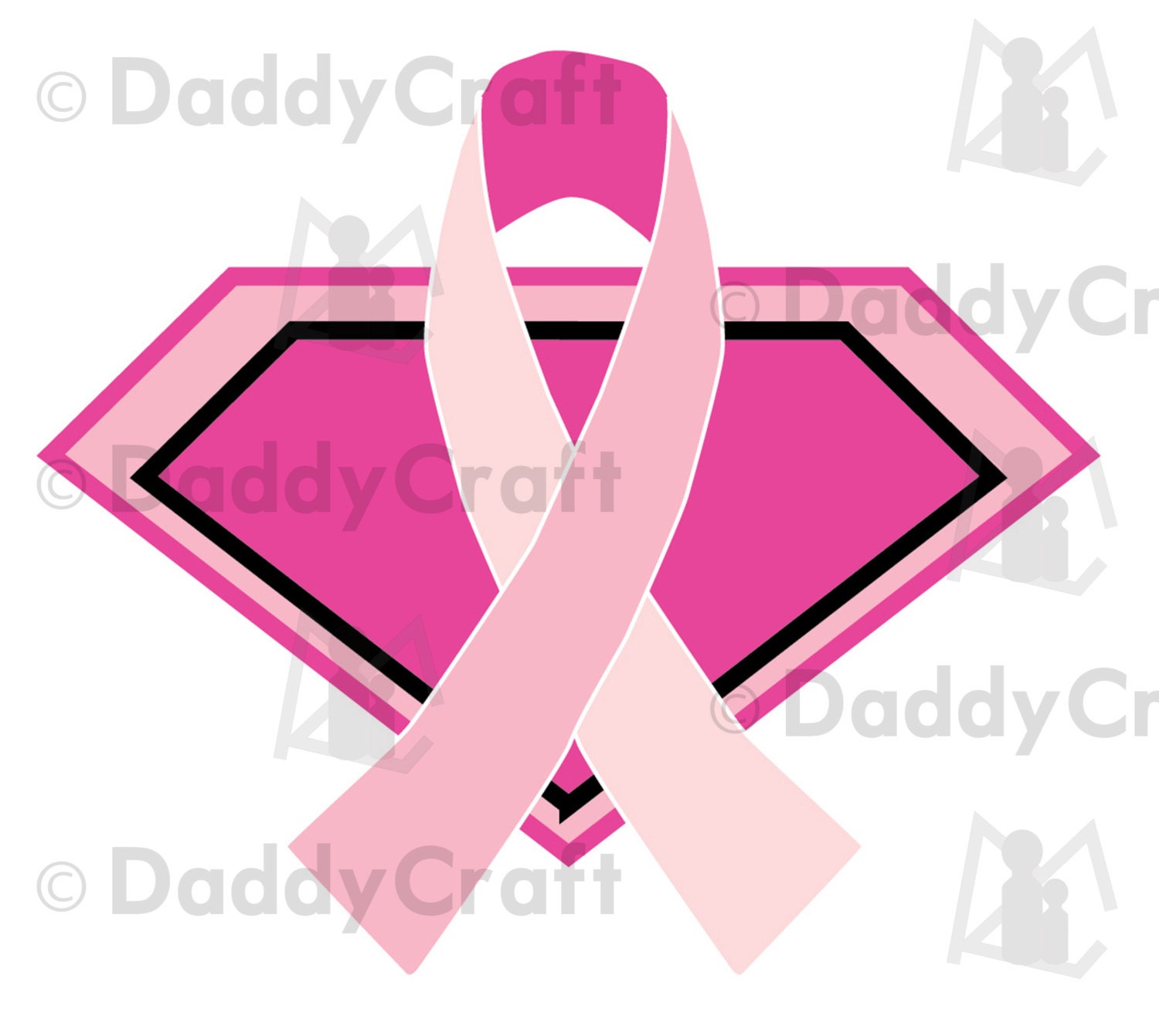 Superhero Breast Cancer Logo 2