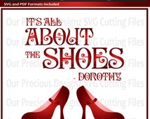 Popular items for ruby slippers svg on Etsy