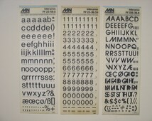 Unique rub on letters related items | Etsy