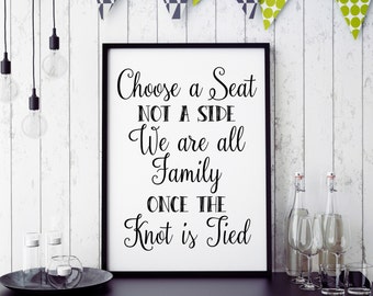 No seating plan sign | Etsy