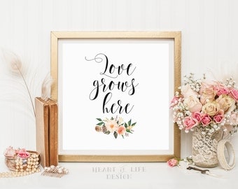 Love grows here | Etsy