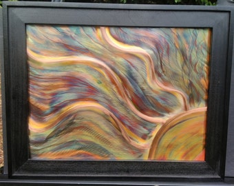 Flame painted copper | Etsy