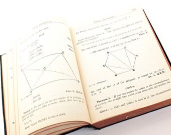Old math book | Etsy