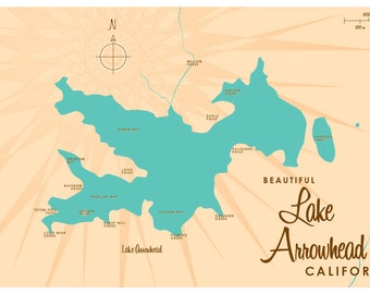 Lake arrowhead | Etsy