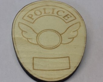 Toy police badge | Etsy