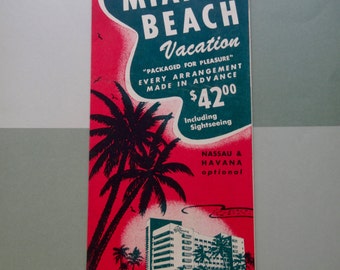 Items similar to Miami Beach - Liimited Edition print on Etsy