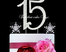 Popular items for 15 cake topper on Etsy