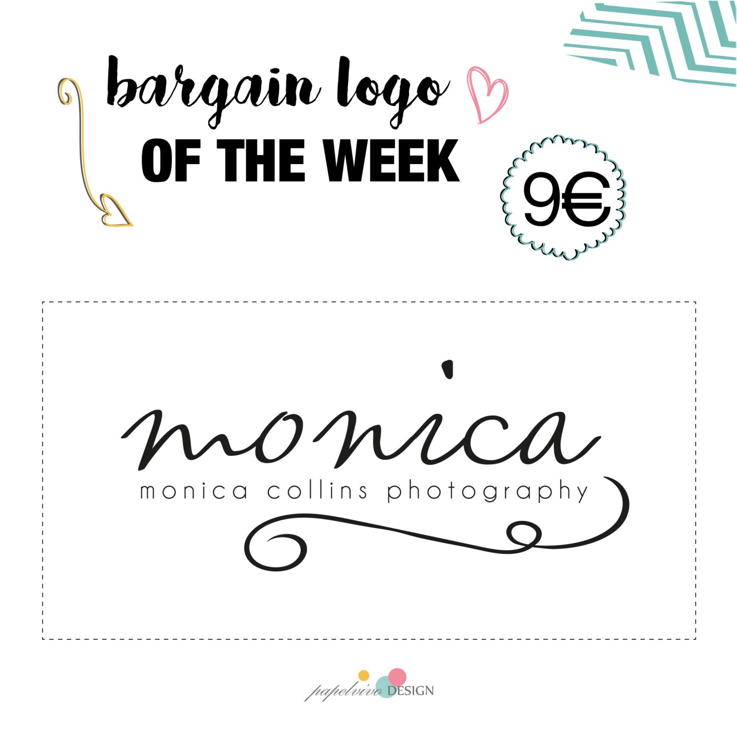 Custom logo / Premade logo design / Bargain by papelvivodesign