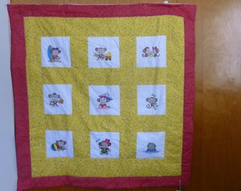 Sock Monkey Quilt Pattern