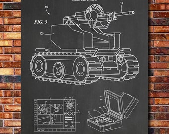 Robot blueprint | Etsy