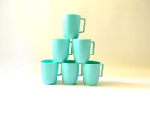 Unique aqua mugs related items | Etsy
