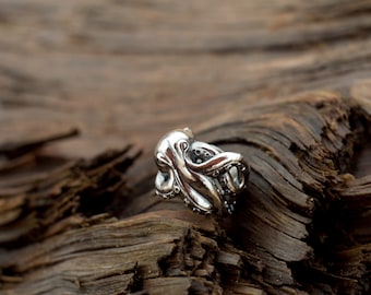 Unique octopus ring related items | Etsy