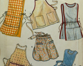 Retro apron pattern | Etsy