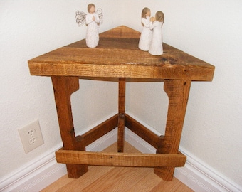 Rustic end table | Etsy