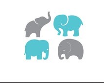 Beliebte Artikel für elefant schablone auf Etsy