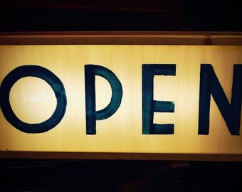 Unique lighted open sign related items | Etsy