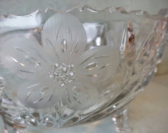 Crystal Footed Bowl | Etsy