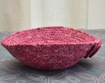 Unique fabric coiled basket related items | Etsy