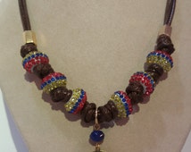 Artículos únicos para collar tejido | Etsy