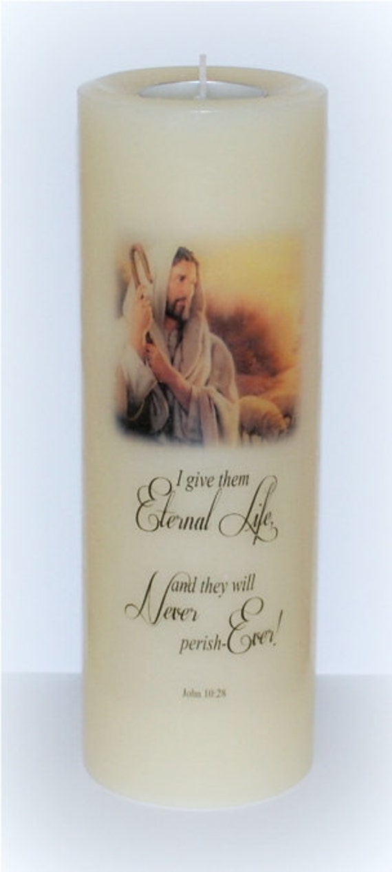 Christian Candles Jesus Christ inspiration by DesignsbyDMCandles