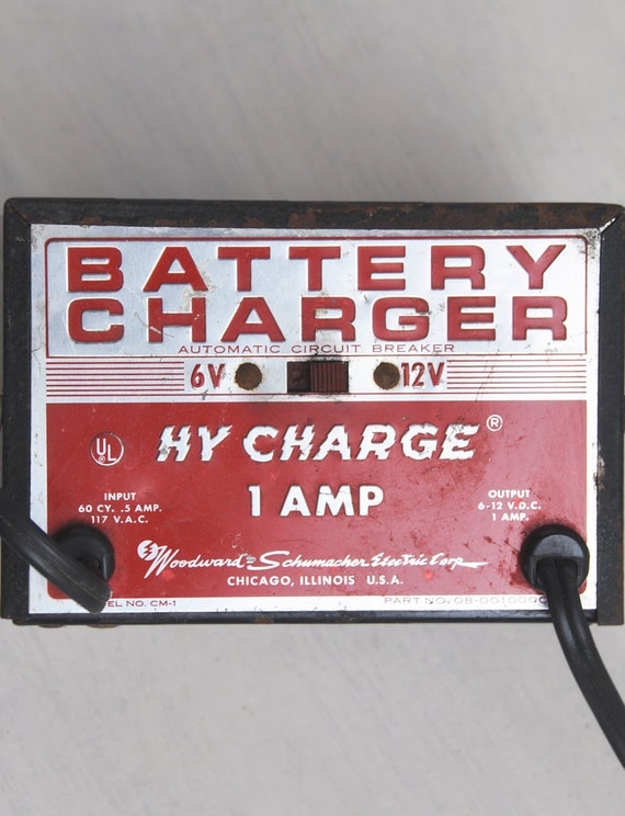 Vintage Hi Charge Battery Charger 1 amp 6V by CuriosityCabinet