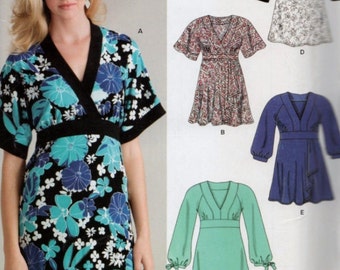 Plus Size TUNIC TOP Sewing Pattern Peasant Boho by patterns4you