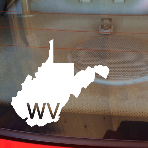 West Virginia Car Decal State Decal West Virginia Decal