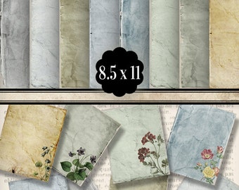 Winter Color Paper Pack Printable Paper by VectoriaDesigns on Etsy