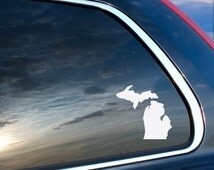Unique michigan car decal related items | Etsy