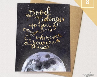 Neutral holiday card | Etsy