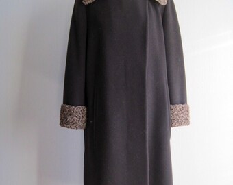 Astrakhan coat | Etsy