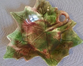 Maple leaf pottery | Etsy