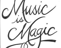 Unique music appreciation related items | Etsy