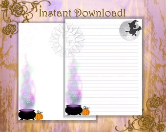 Halloween stationery | Etsy