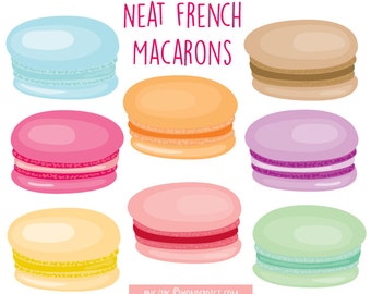 Macaron clipart | Etsy